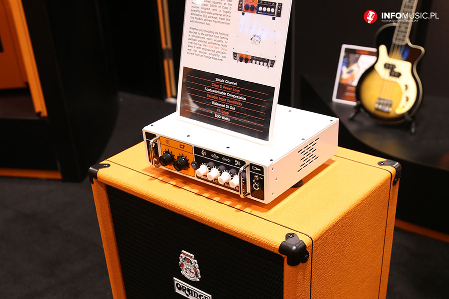 NAMM'20: Orange Little Bass Thing - miniaturowy Mike Tyson - INFOGITARA.PL