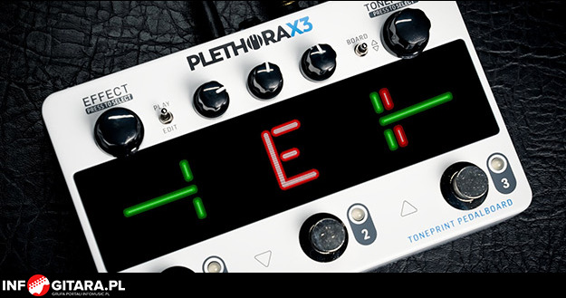 TC Electronic prezentuje kompaktowy efekt Plethora X3 - INFOGITARA.PL